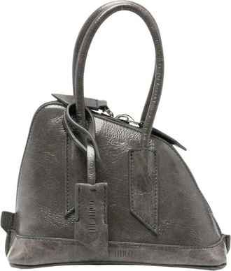 The Attico Kuppelf&ouml;rmige Mini-Handtasche - - Bags - Damen - Grau - ONE SIZE