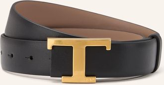 Tod's Tods Lederg&uuml;rtel Zum Wenden schwarz