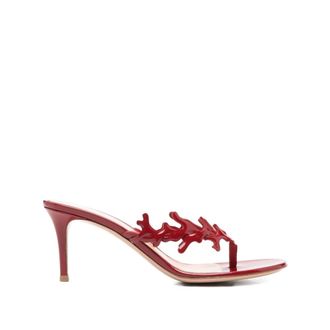 Gianvito Rossi Femme, Chaussures, Rouge, Taille: 37 EU Mules &agrave; talons