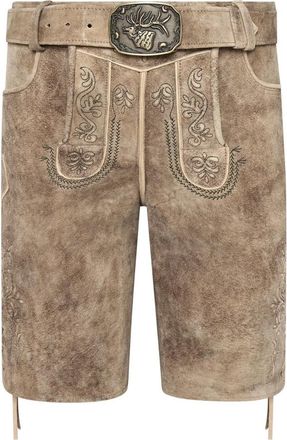 Spieth & Wensky Trachten-Lederhose Hirten aus weichem Ziegenvelours in