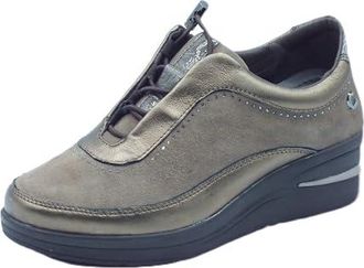 Cinzia Soft IV0923996 Vison Sneakers Confort pour Femme en nubuck Branchement rapide, Vison, 36 EU