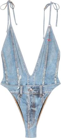Diesel Femme, Maillots de bain, Bleu, Taille: 42 FR Maillot de bain une pi&egrave;ce