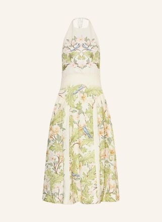 Agua Bendita Agua By Agua Bendita Leinenkleid Balsa Anhelo Mit Schmuckperlen gruen