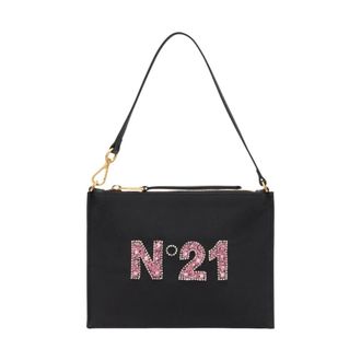 N&deg;21 Pochette Flat - Femme - Sacs - Noir - Taille: ONE Size