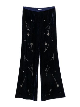 Forte_Forte Casual Hose - Dunkelblau