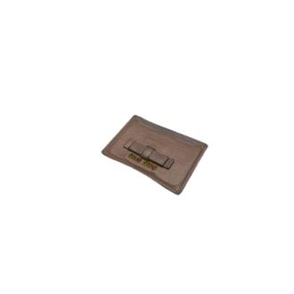 Miu Miu Pre-owned Wallet - Femme - Pre-owned - Beige - Taille: ONE Size