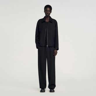 Sandro Blouson mit Rei&szlig;verschluss