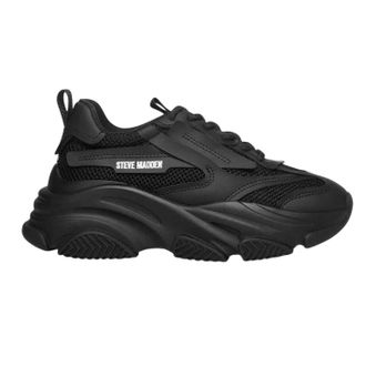 Steve Madden Possession-E Sneaker f&uuml;r Damen, Klobige Plattform (Schwarz)