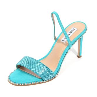Steve Madden Jannis Aqua Sandale mit Multi-Strass - - Shoes - Damen - Blau - 39 EU