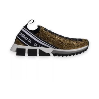 Dolce & Gabbana Sneakers mit Strasssteinen und Profilsohle - - Shoes - Herren - Mehrfarbig - 40 1/2 EU