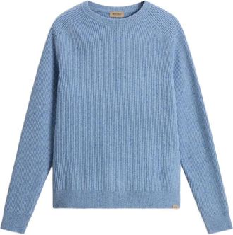 Woolrich Homme, Pulls, Bleu, Taille: S Boutonne Crewneck