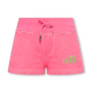 Dsquared2 Shorts mit Logo - - Shorts - Damen - Rosa - S