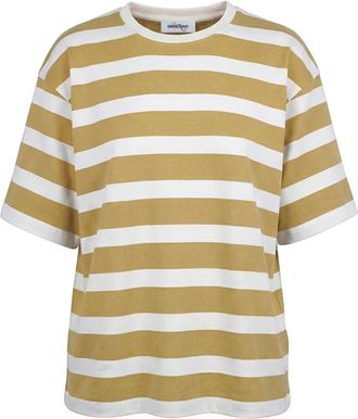 ottod'Ame Femme, Tops, Multicolore, Taille: 36 FR T-shirt ray&eacute; en coton