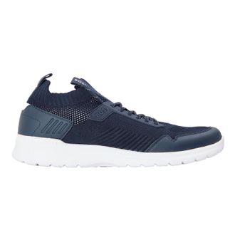 HUGO BOSS Extreme Sneaker f&uuml;r Herren, Leder, Niedrig geschnitten (Dunkelblau)