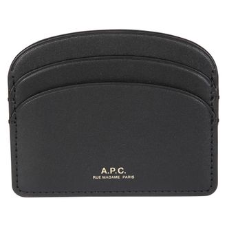 A.P.C. Porte-cartes Demi-Lune - - Accessories - Damen - Schwarzk - ONE SIZE