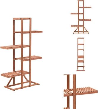 vidaXL Vidaxl - Pflanzenst&auml;nder Zedernholz 86x36x139 cm - Holzpflanzehalter - Zedernholzh&auml;ndler - Blumenst&auml;nder - Pflanzenregal - Gartendeko