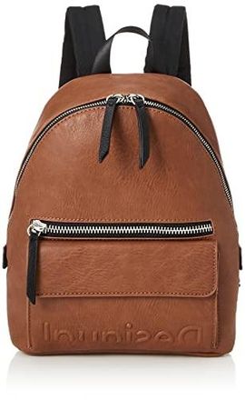 Desigual Sac &agrave; dos boh&egrave;me ethnique femme en simili cuir avec logo en relief (21wakp16) taille 29 cm