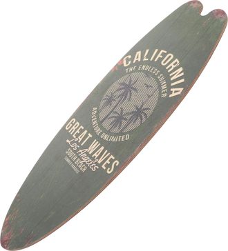 Lurrose Surfboard Wanddekoration Holzschild Vintage Strand Deko Surfbrett Ornament f&uuml;r Bar und Jugendzimmer Meeresthema