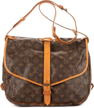 Louis Vuitton Crossbody Bags - Saumur 30 - Gr. unisize - in Braun - f&uuml;r Damen