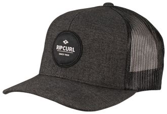 Rip Curl Herren Icons Trucker Hat, Mesh Back Cap Snapback for Men, Adjustable Hut, Schwarz 243, Einheitsgröße