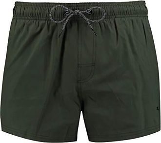 Puma Mens Swim Shorts Swim Shorts Logo Short Length Swim Shorts, Farben:Thyme, Größe Bekleidung:XL