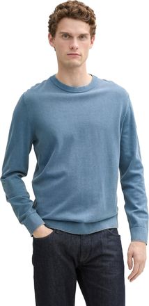Tom Tailor Langarmshirt mit Knöpfen, Sky Captain Blue, XXS