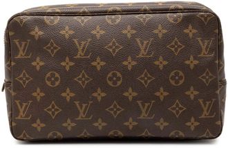 Louis Vuitton Clutches - Monogram Trousse Toilette 28 - Gr. unisize - in Braun - f&uuml;r Damen