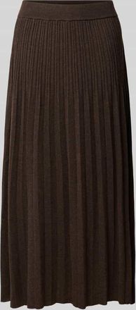 OPUS Plisseerock Modell Rickieh mit Strickstruktur