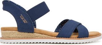 Skechers Sandalen Skechers BOBS Desert Kiss - Golden Lily 114418/NVY Dunkelblau