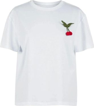 Twinset Femme, Tops, Blanc, Taille: 42 FR T-shirts et Polos