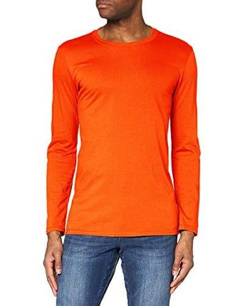 Gildan Soft Style L/Sleeve T Shirt, Orange (Orange Orange), M Homme
