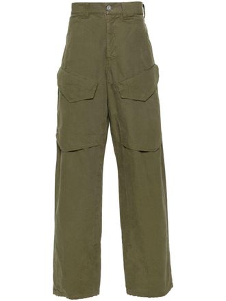 Objects IV Life pantalon cargo Hiking à taille haute - Vert