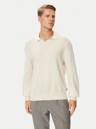 HUGO BOSS Pullover H-Lomarino 50565511 Creme Regular Fit