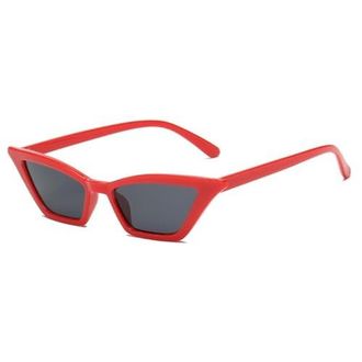 Generic Lunettes De Soleil Unisexes &Agrave; Monture Fine, Id&eacute;ales For Les Trajets Domicile-travail, Vacances Et Sports Plein Air. D&eacute;coratives For Hommes Femmes(Red)