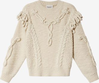 Isabel Marant Pull Katria En Laine - Femme - &Eacute;cru - Taille34 - Marant &Eacute;toile