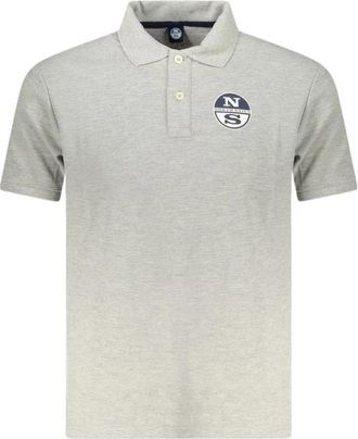 North Sails Cotton Polo Shirt - - Tops - Herren - Grau - XL
