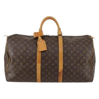 Louis Vuitton unisex, Pre-owned, Brun, Taille: ONE Size Sac Week-End en Toile Pre-owned