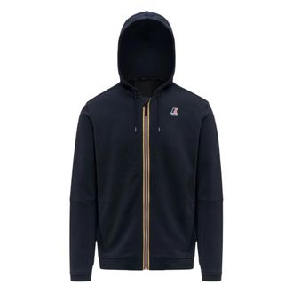 K-Way Prosper Poly Cotton Full-Zip Hoodie - - Sweatshirts & Hoodies - Herren - Blau - S