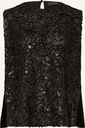 Elena Miro Elena Miro Blusentop Im Materialmix Mit Pailletten schwarz