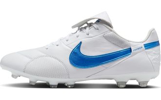 Nike Nike Herren The Premier III FG Sneaker, White/Signal Blue, 38 EU