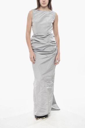 Super Blond Meerjungfrauenkleid aus Seide mit tiefem R&uuml;ckenausschnitt Super Blond