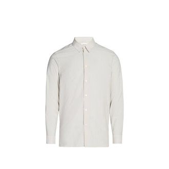 Saison 1865 Chemise Galya col classique rayée en coton