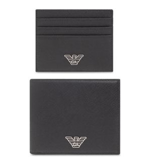 Emporio Armani Wallet Set mit Logo - - Accessories - Herren - Schwarzk - ONE SIZE
