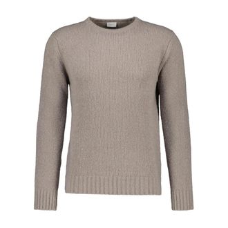 04651/ Rundhals-Strickpullover - - Knitwear - Herren - Grau - 2XL