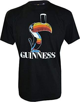 Guinness T-shirt Toucan Noir (S &agrave; XXXL), Noir, 3XL