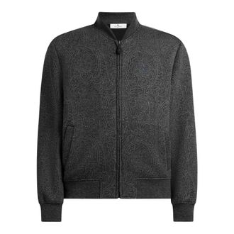 Etro Jacquard Bomber Jacket - - Jackets - Herren - Grau - XL