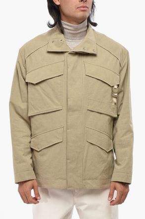 Dior Lightweight Cotton Utility Jacket With Concealed Button Placket Dior