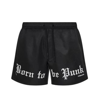 John Richmond Homme, Maillots de bain, Noir, Taille: XL Maillot de bain &agrave; lettrage embl&eacute;matique