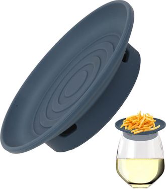 Generico Deckel f&uuml;r Weingl&auml;ser, aus Silikon, Teller f&uuml;r Weinprossen, f&uuml;r Gastgeber und Veranstaltungsplaner
