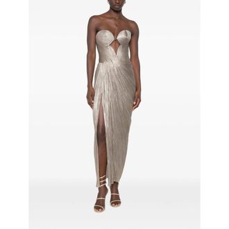 Maria Lucia Hohan Huda Evening Dress - Brown